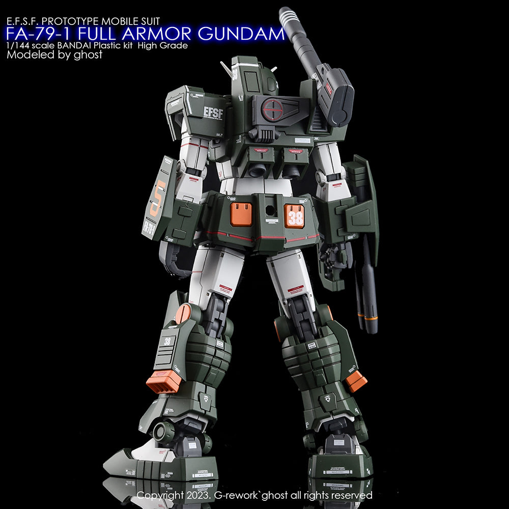 G-Rework [HG] FA-78-1 FULL ARMOR GUNDAM (Water Decal) – Becky Customizer Store