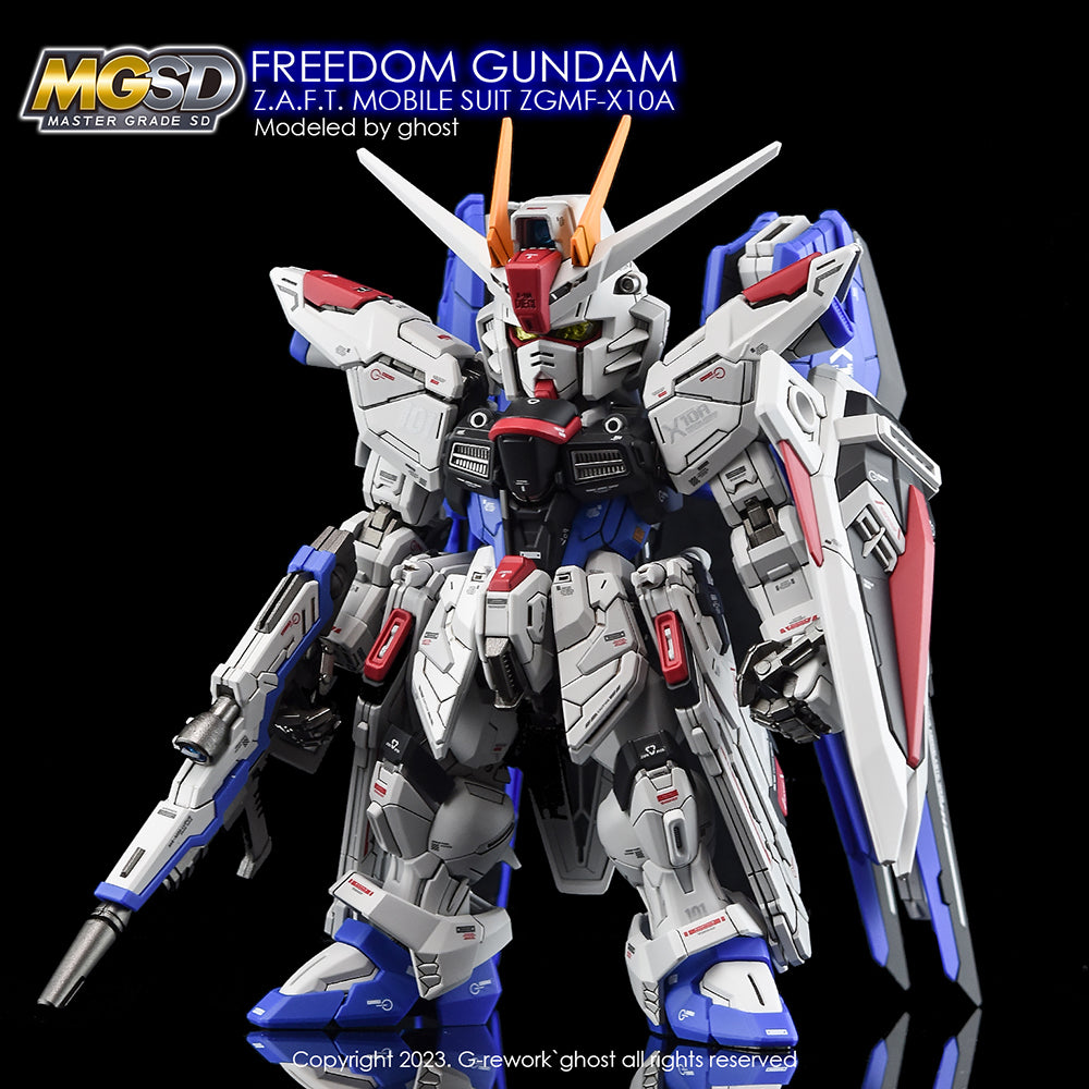 G-Rework MGSD FREEDOM GUNDAM (water slide decal) – Becky Customizer Store