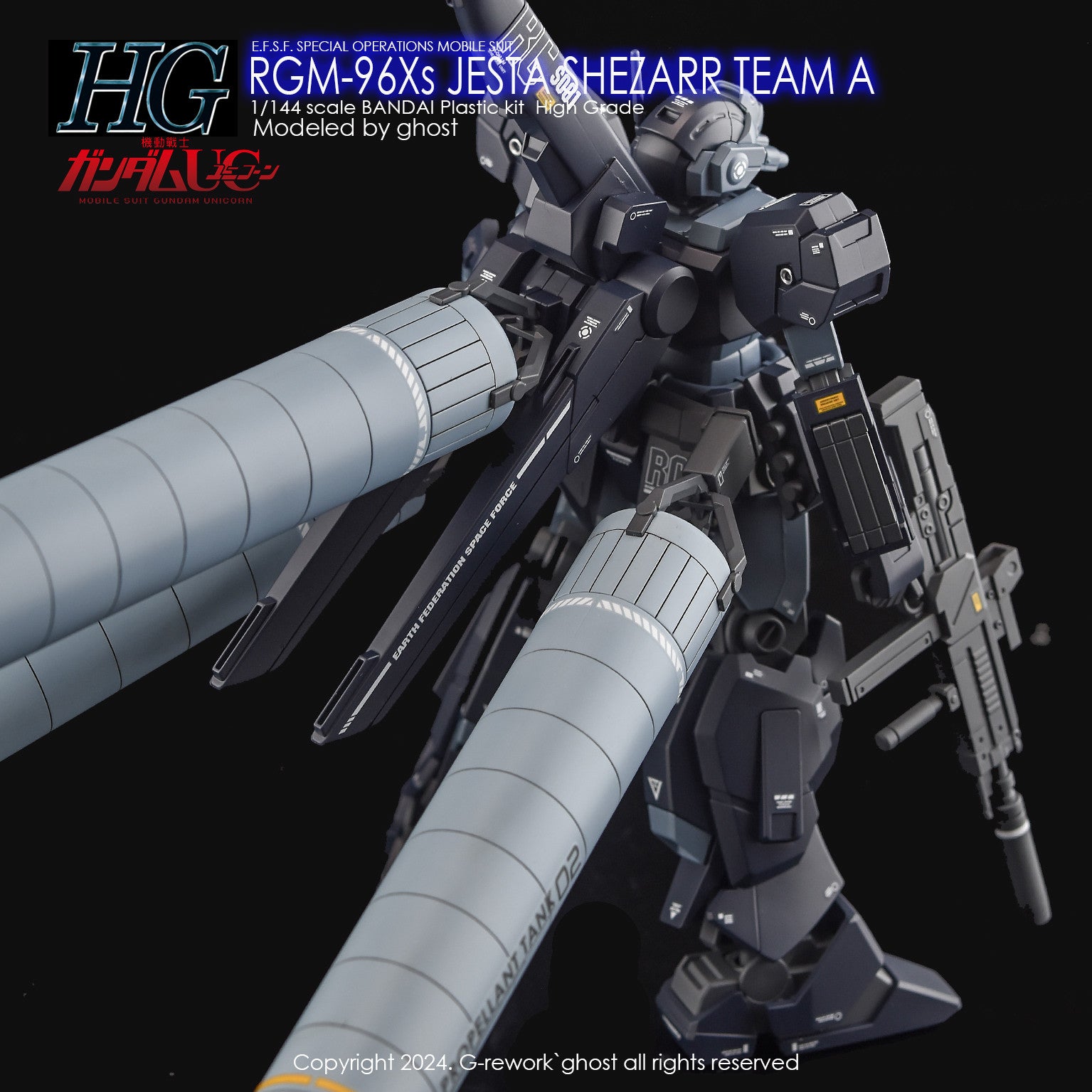 G-Rework [HG] RGM-96Xs JESTA SHEZARR TYPE A (water slide decal) – Becky ...