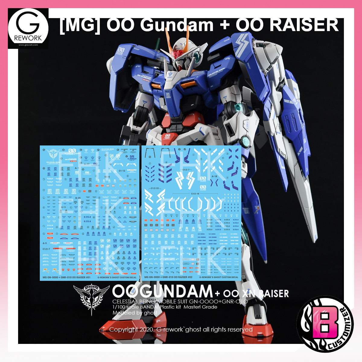 G-Rework [MG] OO Gundam + OO Raiser – Becky Customizer Store