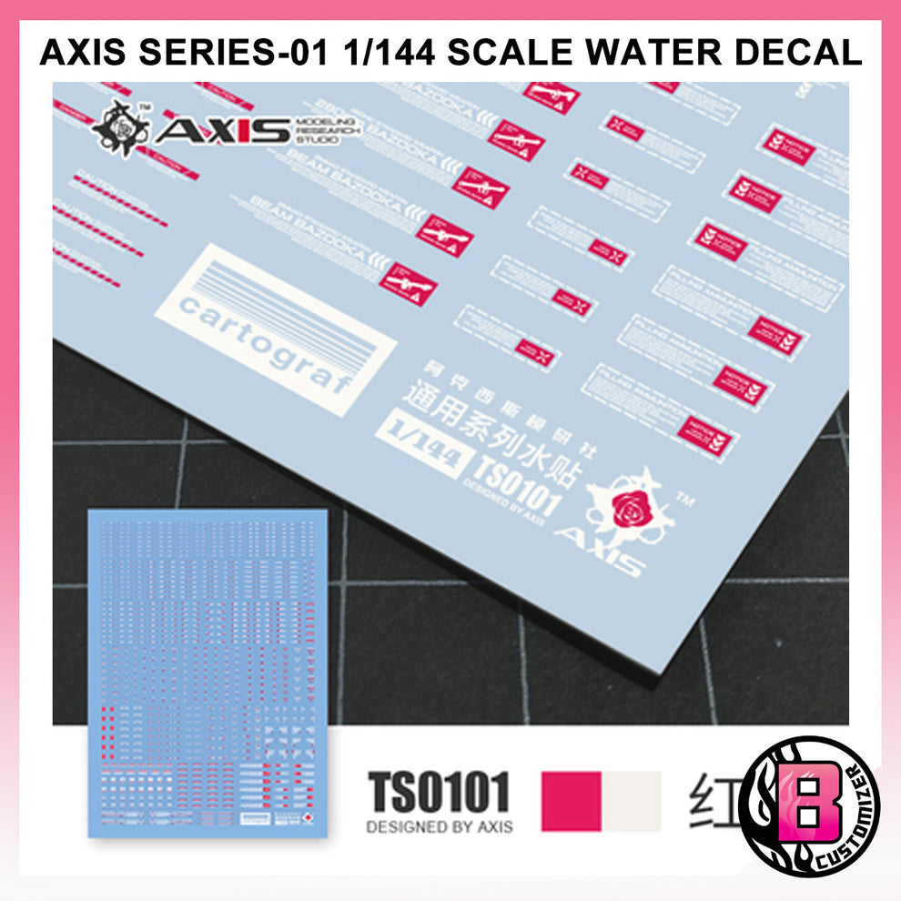 Axis Water decal Series 01 1/144 scale (Gunpla, Sci-Fi model kits ...