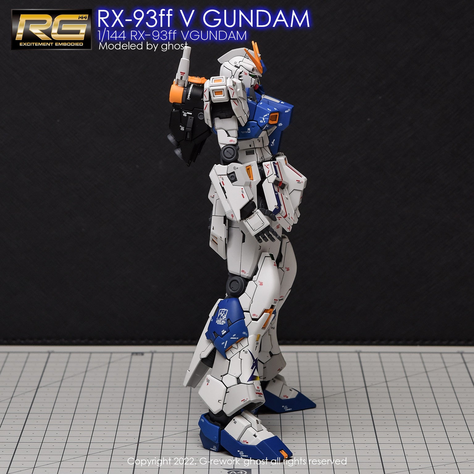 G-Rework [RG] RX-93FF Nu Gundam (water slide decal) – Becky Customizer ...