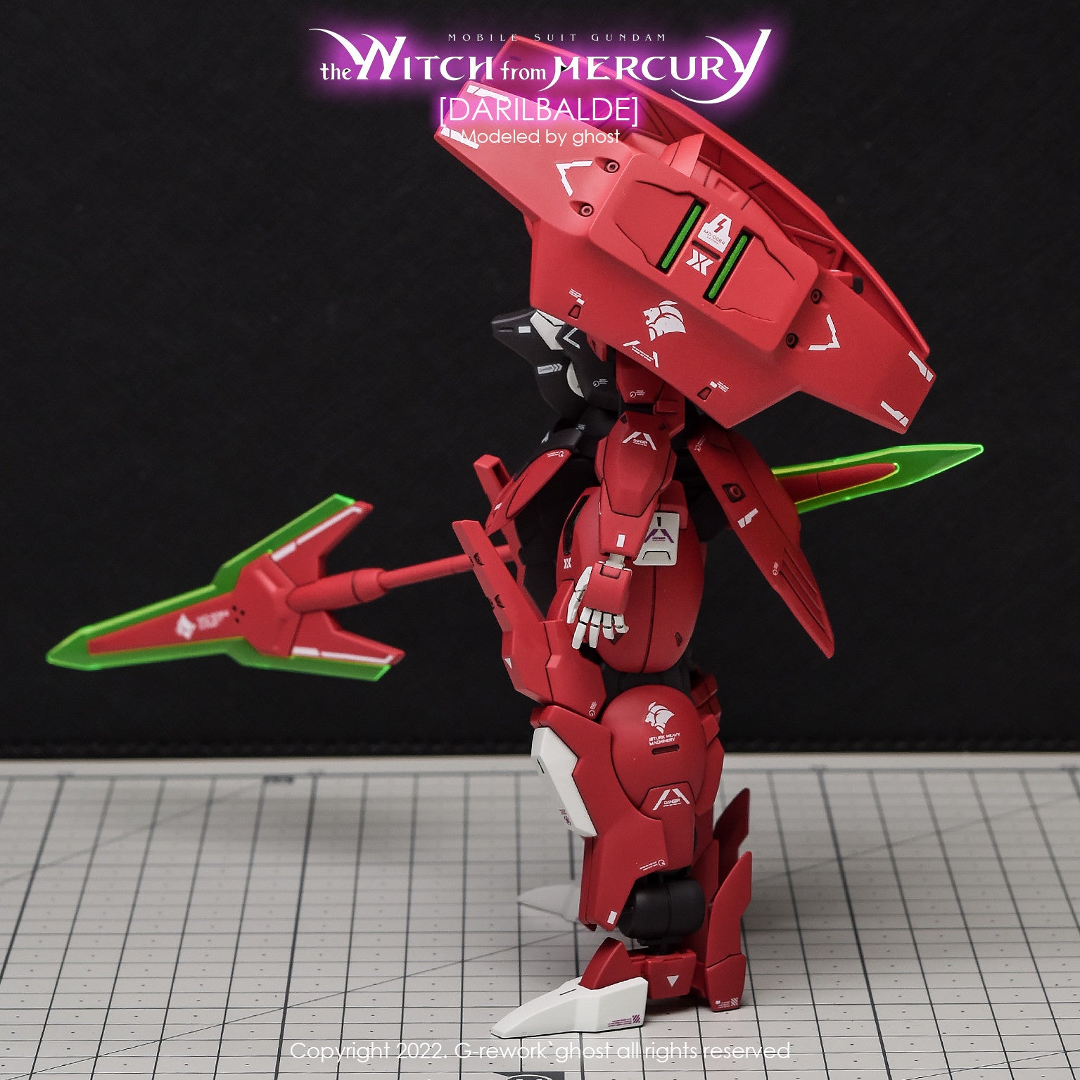 G-Rework [HG] Darilblade Witch from mercury (water slide decal) – Becky ...