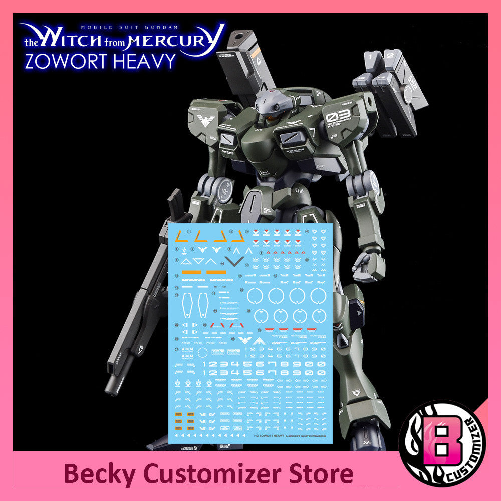 G-Rework [HG] Zowort Heavy / Witch from Mercury (water decal) – Becky ...