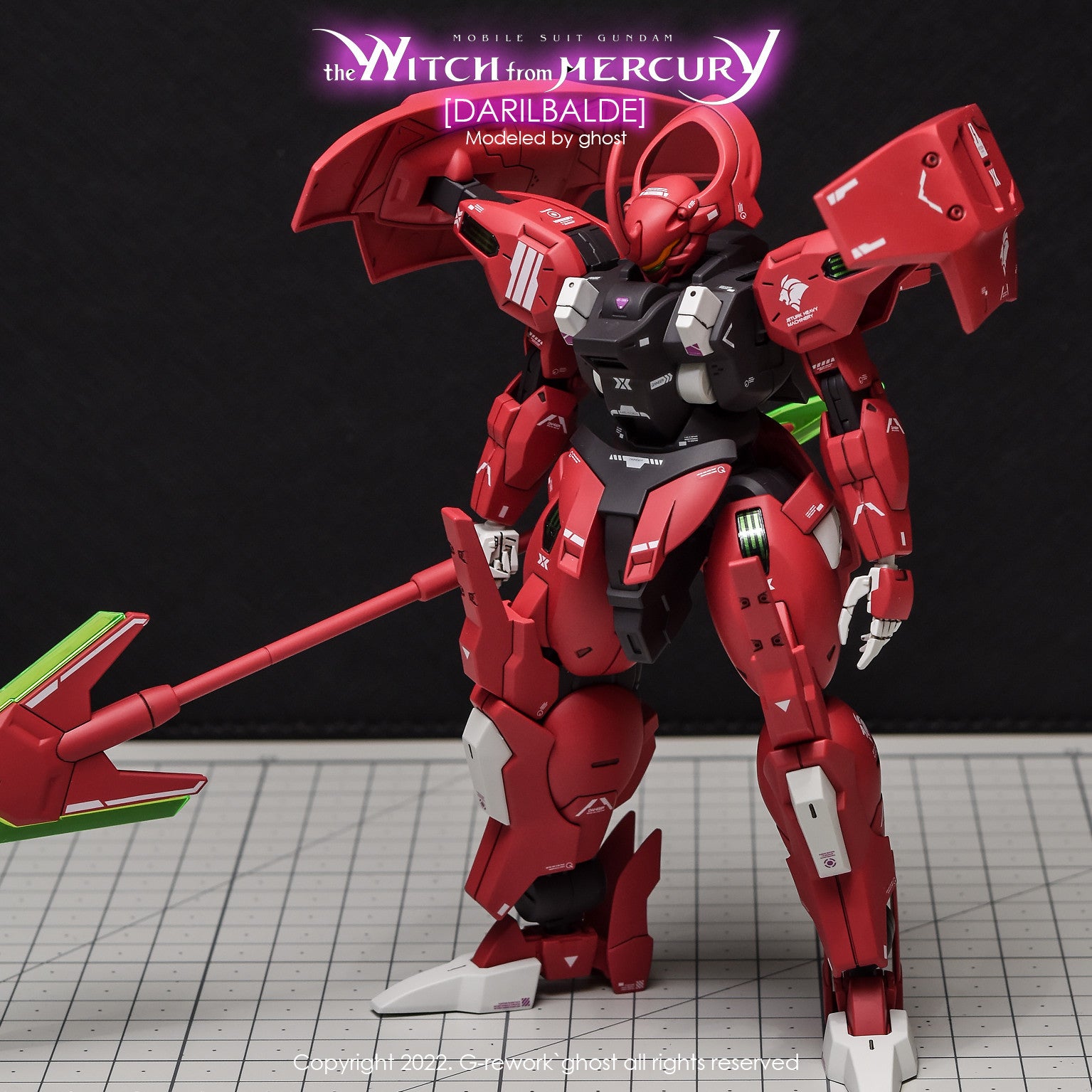 G-Rework [HG] Darilblade Witch from mercury (water slide decal) – Becky ...