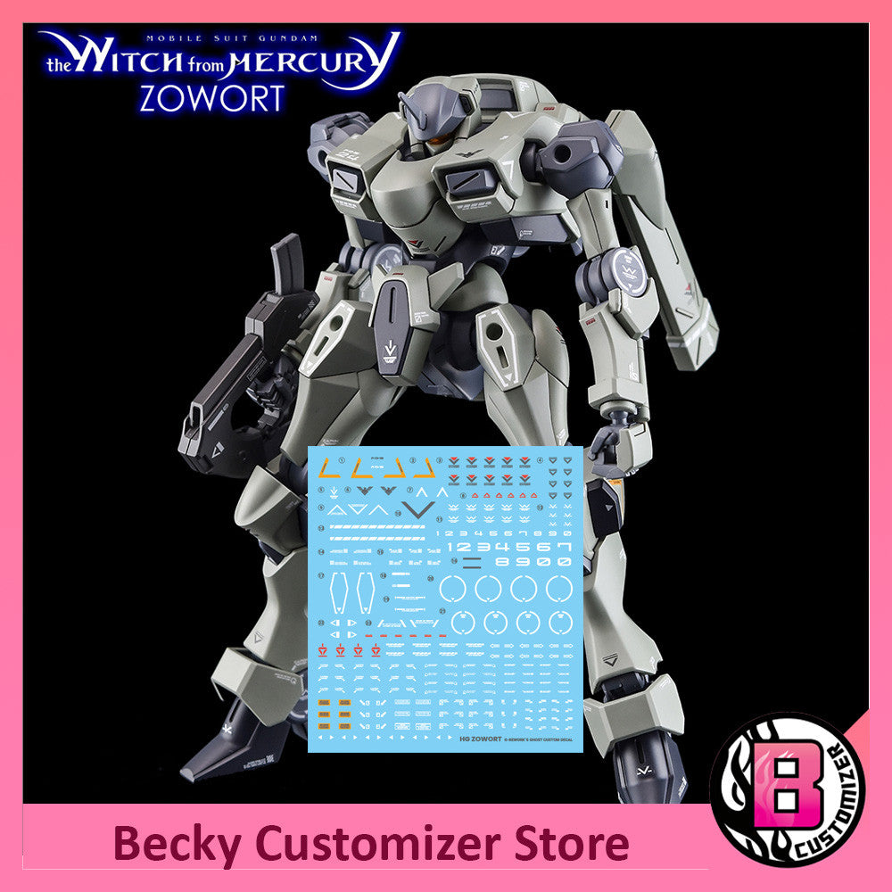 G-Rework [HG] ZOWORT (Water slide Decal) – Becky Customizer Store